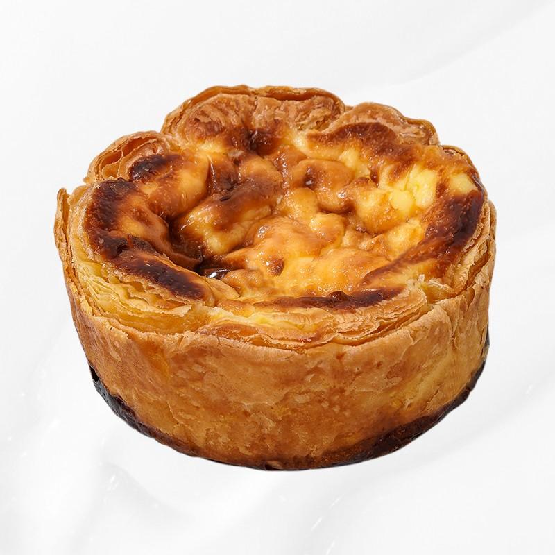 健益堂-多乐星球 法式黄油可颂蛋挞80g*4*2盒