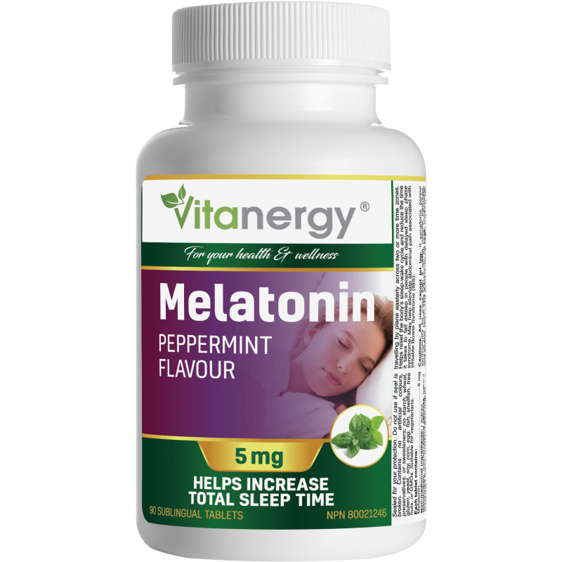 天下诚品-加拿大Vitanergy维生能褪黑素（薄荷味舌下含片）90粒/瓶