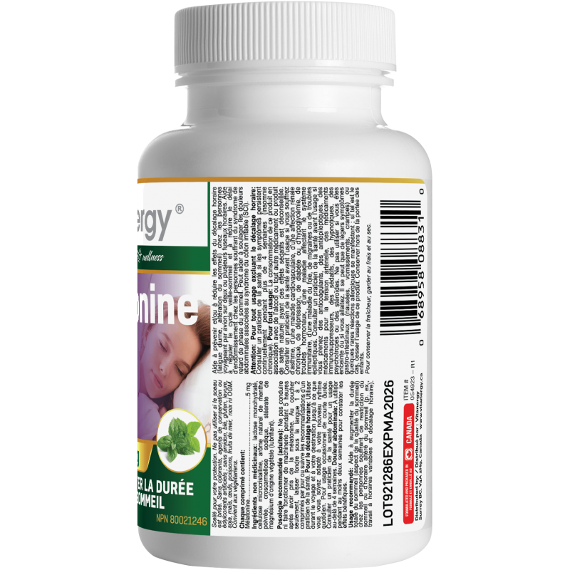 天下诚品-加拿大Vitanergy维生能褪黑素（薄荷味舌下含片）90粒/瓶